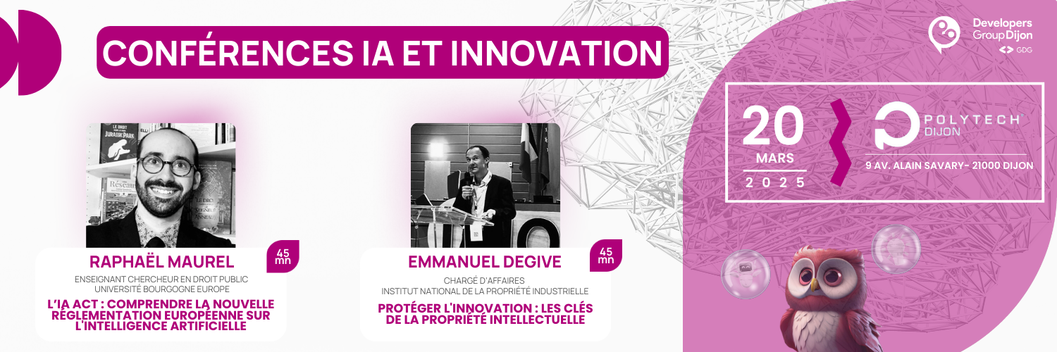 20 mars - Conférence - L’IA Act : comprendre la nouvelle réglementation ...